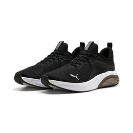 Puma Herren Sneaker "INFINIX", Gr. 37Puma schwarz, Puma wei&szlig;, Puma silber, Textil, Schuhe