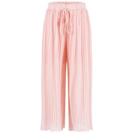 CLOUD 5IVE Damen Culotte "CLOUD 5IVE Plissee Culotte Pants"rose, Gr. XS, unifarben, 100% Polyester, Hosen