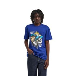 Element Herren T-Shirt "Timber Flow", blau, Gr. L, Obermaterial: 100% Baumwolle., Shirts