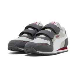 Puma Kinder Sneaker "CABANA RACER SL 20 V PS", Gr. 29cool light gray, Puma wei&szlig;, garnet glow, moody gray, Synthetik, unifarben, Schuhe, f&uuml;r