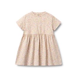 Wheat M&auml;dchen Shirtkleid "Wheat Jerseykleid S/S Anna"blush flower meadow, Gr. 140, 92% Baumwolle (Bio), 8% Elasthan, Kleider
