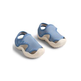 Wheat M&auml;dchen Sandale "Wheat Sandal Bani", Gr. 29blau swim stripe, Synthetik, Schuhe