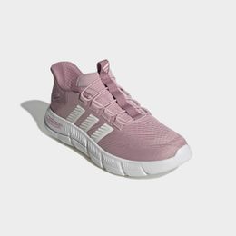 Damen Walkingschuh "CLOUDFOAM FLEX RAPIDFIT", adidas Sportswear, Gr. 36dual lila, chalk wei&szlig;, distilled pink, Textil, Schuhe, mit Leo Muster