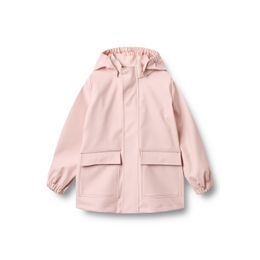Wheat Jungen Allwetterjacke "Wheat Rainwear Ollo Jacket"powder, Gr. 104, unifarben, 100% Polyester, Jacken, reflektierend