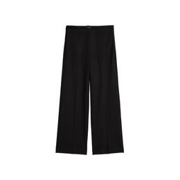 Marc O'Polo MARC O'POLO Damen Jerseyhose "aus kompaktem Interlockjersey"schwarz, Gr. 34, unifarben, Twill, Obermaterial: 70% Viskose, 25% Polyamid, 5% Elasthan,