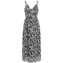 CLOUD 5IVE Damen A-Linien-Kleid "CLOUD 5IVE Maxi DressFloral Print"schwarz, Gr. S, 100% Polyester, Kleider