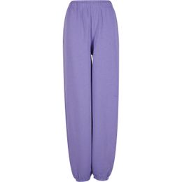 Urban Classics Damen Jogginghose "Urban Classics Ladies Fluffy Sweatpants"electriclila, Gr. XXL, unifarben, 70% Baumwolle, 30% Polyester, Hosen