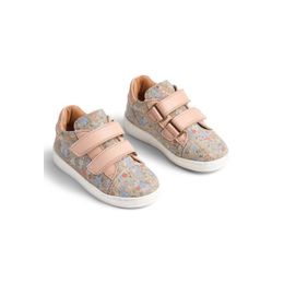 Wheat Kinder Trainingsschuh "Wheat Sneaker Velo", Gr. 24air blau flowers, Leder, Schuhe