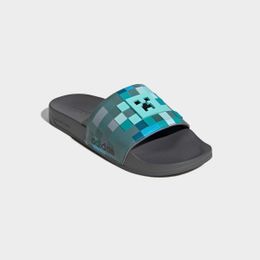 Damen Badesandale "ADILETTE SHOWER MINECRAFT BADESCHLAPPEN", adidas Sportswear, Gr. 46grefou1, grefou, grefou, Synthetik, Schuhe
