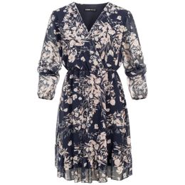 CLOUD 5IVE Damen A-Linien-Kleid "CLOUD 5IVE Longsleeve Dress"navy, Gr. M, 100% Polyester, Kleider