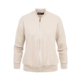 CLOUD 5IVE Damen Bomberjacke "CLOUD 5IVE Light Blouson Bomber Jacket"beige, Gr. L, unifarben, 95% Polyester, 5% Elasthan, Jacken
