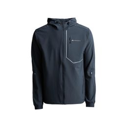 MONTERRAIN Herren Outdoorjacke "Monterrain RAMBLE 3.0 WOVEN HOODY", grau, Gr. M, unifarben, 92% Polyester, 8% Elasthan, Jacken