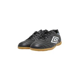 Umbro Herren Sneaker "Umbro Speciali Eternal Club IC", Gr. 47schwarz, wei&szlig;, tw royal, Lederimitat, unifarben, Schuhe
