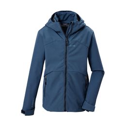 Killtec Jungen Softshelljacke "KOW 176 BYS SFTSHLL JCKT"royalblau, Gr. 128, Oberseite: 100% Polyester.R&uuml;ckseite: 100% Polyester.Obermaterial 2: 100%