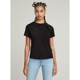 G-Star Raw G-STAR Damen T-Shirt "Nifous Top", schwarz, Gr. M, Obermaterial: 100% Baumwolle, Shirts