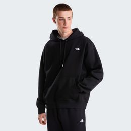 The North Face Herren Kapuzensweatshirt "M TNF ESSENTIAL SIMPLE DOME RELAXED HOODIE"tnf schwarz, Gr. L, angeraute Sweatware, Obermaterial: 52%