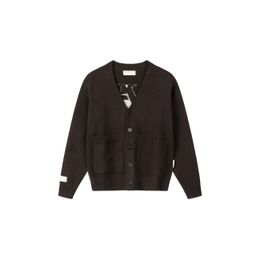 Herren Cardigan "Another Cotton Lab Another Major Cardigan"chocolate, Gr. L, ANOTHER COTTON LAB, 42% Polyacryl, 30% Polyester, 28% Nylon, Strickjacken