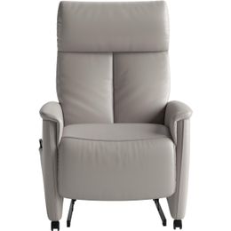 Sit & More TV-Sessel SIT & MORE, B:87cm H:114cm T:89cmlight grau, Sessel, "Cremona Comfort Plus", bis 200 Kg belastbar, mit Herz-Waage Funktion