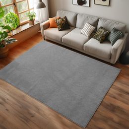 Teppich, B:160cm H:7mm L:230cmsilber, Ayyildiz Teppiche, Wohnzimmer, Teppiche, "HELIX 2200 , auch als L&auml;ufer und Rund erh&auml;ltlich", 3D-Effekt durch