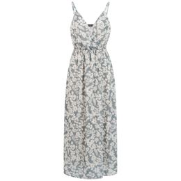 CLOUD 5IVE Damen A-Linien-Kleid "CLOUD 5IVE Maxi DressFloral Print"gr&uuml;n, Gr. XL, 100% Polyester, Kleider