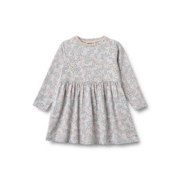 Wheat M&auml;dchen A-Linien-Kleid "Wheat Jersey Dress L/S Sessa", bunt, Gr. 128, 95% Baumwolle (Bio), 5% Elasthan, Kleider