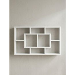 KADIMA DESIGN Wandregal RUR: Modernes Design, MDF, 85x47.5x16 cm, melaminharzbeschichtet