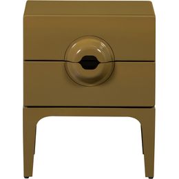 Nachtkonsole Woood, B:44cm H:57cm T:45cm, braun, Sideboards, "Merge Eukalyptusholz mit Metallbeinen H 57 x B 44 x T 45 cm", Tragkraft 10 kg pro