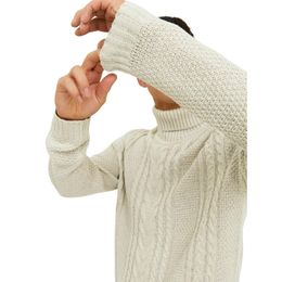 Jack & Jones Jack & Jones Pullover Craig mit Rollkragen und Zopfmuster