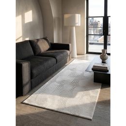 L&auml;ufer Kurzflor Wei&szlig; 80x300 cm - DALAR KADIMA DESIGN