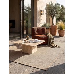 KADIMA DESIGN Flachgewebe-Teppich Pflegeleicht Natur 120x170 cm - BORNO Kadima