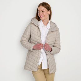 LANDS' END Daunenjacke WANDERWEIGHT Verstaubar Ultraleicht mit Kapuze f&uuml;r Damen, Damen, size: regular, Schwarz, Nylon/Daunen, by Lands' End