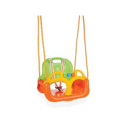 Pilsan Babyschaukel 3 in 1 Samba Swing 06129 mit abnehmbarem B&uuml;gel, R&uuml;ckenlehne orange braun