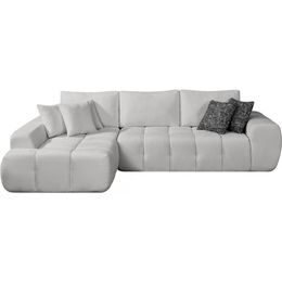 Habitat Garten Ecksofa, Grau, Textil, 284x188 cm, Wohnzimmer, Sofas & Couches, Wohnlandschaften, Ecksofas