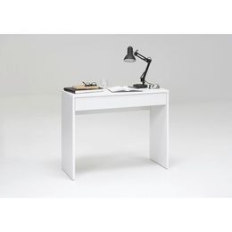 Mid.you Konsolentisch, Wei&szlig;, Holzwerkstoff, 1 Schublade(n) Schubladen, 40x80x100 cm, Made in Germany, Wohnzimmer, Wohnzimmertische, Konsolentische
