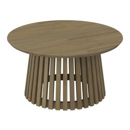 Ambia Garden Gartenbeistelltisch, Akazie, Holz, Akazie, Schichtholz, rund, rund, 40x45x40 cm, Freizeit, Campingzubeh&ouml;r, Campingtische