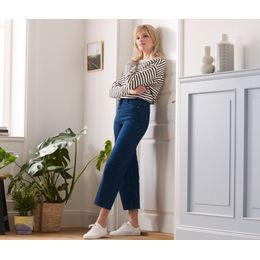 Tchibo - Jeans mit weitem Bein - Damen - Gr. 40 - dunkelblau