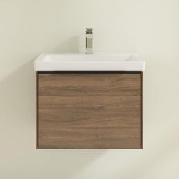 Villeroy & Boch Villeroy & Boch Subway 3.0 Schrank mit Waschtisch, 1 Auszug, 4A7061RW+C57701VH,
