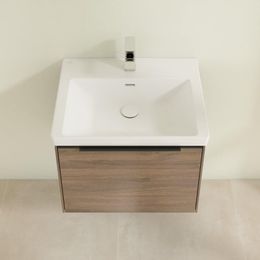Villeroy & Boch Villeroy & Boch Subway 3.0 Schrank mit Waschtisch, 1 Auszug, 4A7060R1+C57701VH,