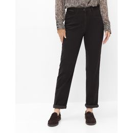 Raphaela by Brax Damen Five-Pocket-Hose Style CORRY, dunkelbraun, Gr. 44