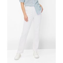 Raphaela by Brax Damen Five-Pocket-Hose Style CARINA FUN WHITE, denim wei&szlig;, Gr. 46