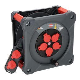 Fa.Brennenstuhl Brennenstuhl Professional Baustellen-Kabeltrommel mit Powerblock KC 3200 5 IP44, 33+5m H07RN-F 3G2,5 (9212380110)