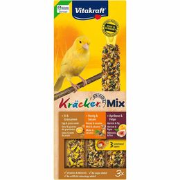 Vitakraft Kr&auml;cker Trio mit Ei Frucht und Honig f&uuml;r Kanarienv&ouml;gel Vogelfutter 5x3 St&uuml;ck