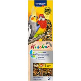 Vitakraft Kr&auml;cker Feather Care f&uuml;r Grosssittiche Vogelfutter 4x2 St&uuml;ck
