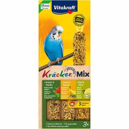 Vitakraft Kr&auml;cker Trio Banane Kr&auml;uter Kiwi Vogelfutter 5x3 St&uuml;ck