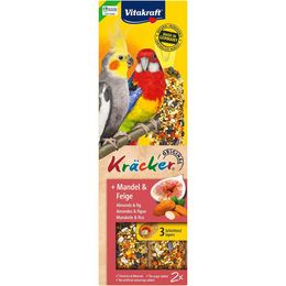 Vitakraft Kr&auml;cker Mandel-Feige f&uuml;r Grosssittiche Vogelfutter 4x2 St&uuml;ck