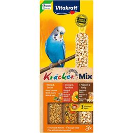 Vitakraft Kr&auml;cker Trio Honig Orange PopCorn 5x3 St&uuml;ck