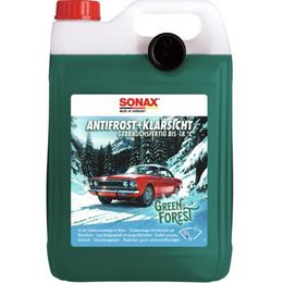 Sonax Scheiben Reiniger Green Forest Anti Frost und Klar Sicht, 5 Liter