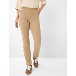 Raphaela by Brax Damen Schlupfhose Style PAMINA CAMEL, Beige, Gr. 52