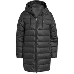 Adidas Essentiell 3S Kapuzenmantel Damen - Gr&ouml;&szlig;e XL - schwarz