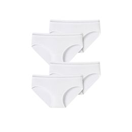 Schiesser M&auml;dchen Panty Long Life Rib 4er Pack